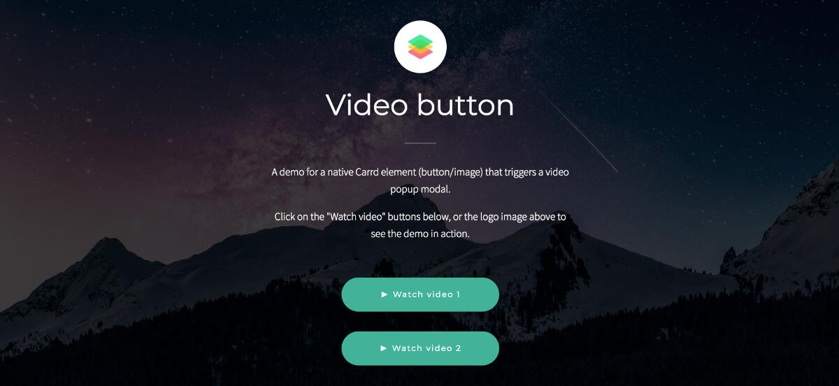 Video button
